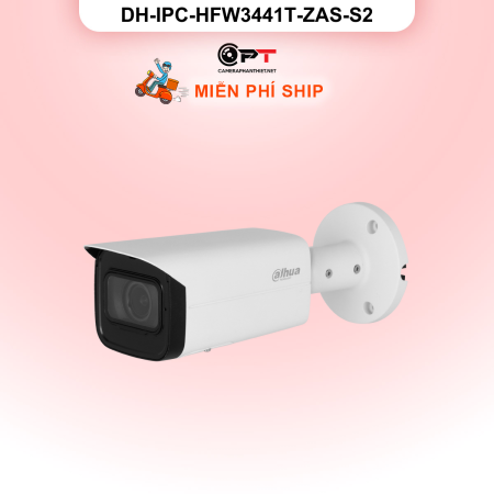 Camera IP Dahua DH-IPC-HFW3441T-ZAS-S2 4MP - Motorized, Có Thu âm Giá Rẻ